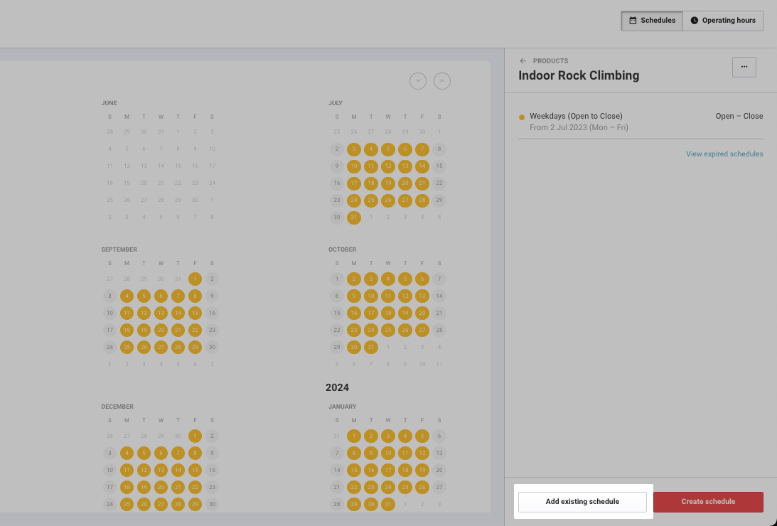 Manage your product schedules – Help Center